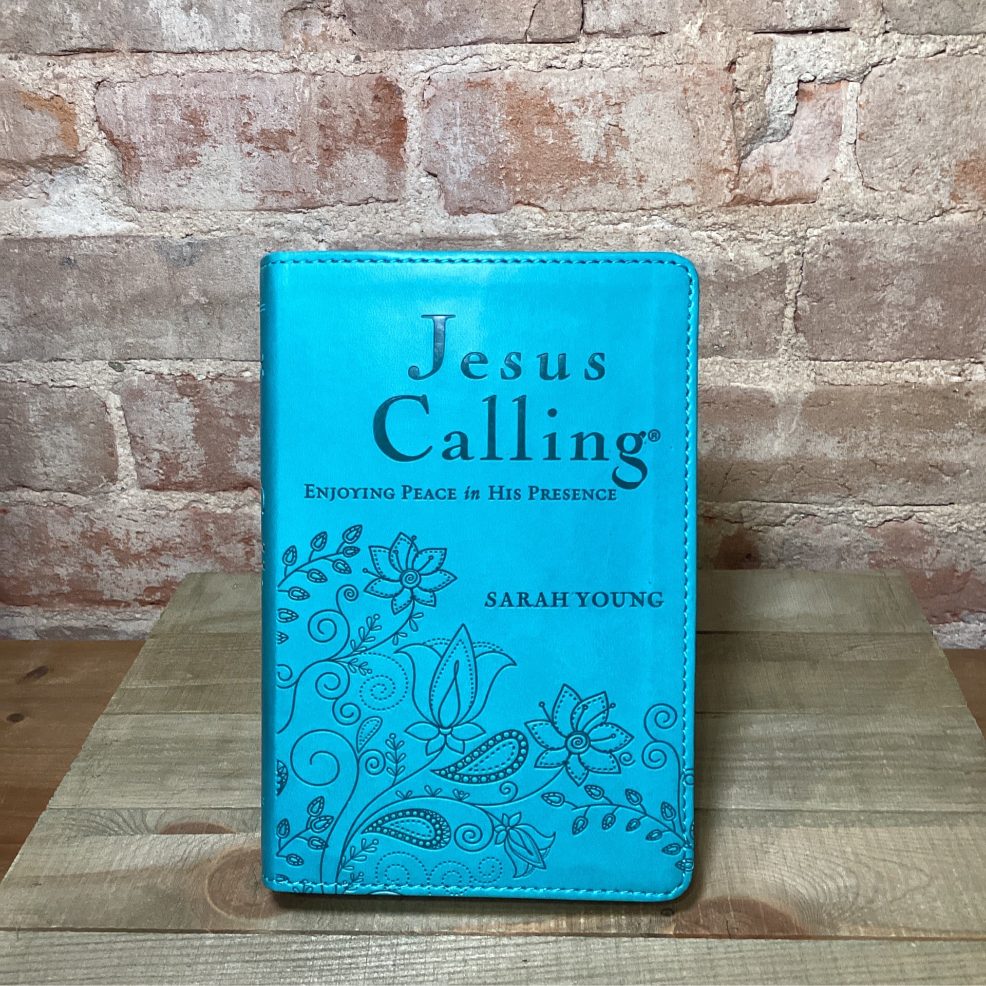 Jesus Calling - Teal Leather | Journey Canvas Company