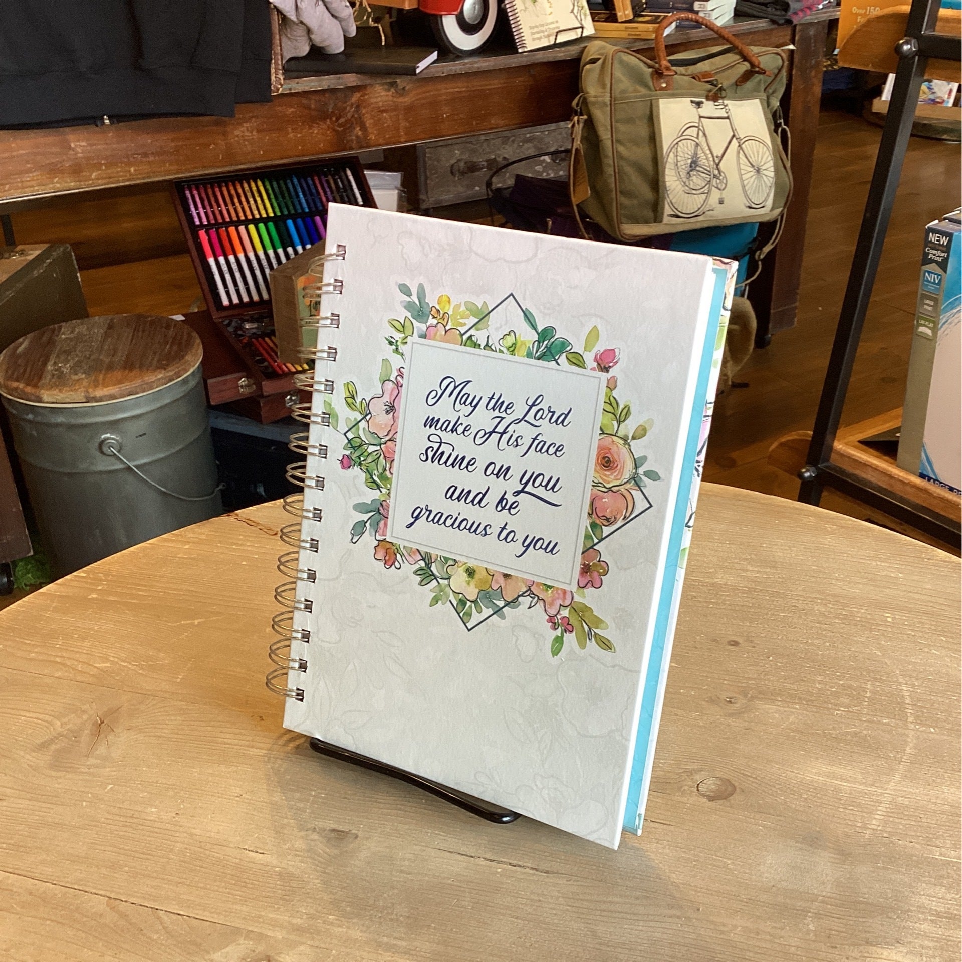 MAY THE LORD BE GRACIOUS - SPIRAL JOURNAL | Journey Canvas Company