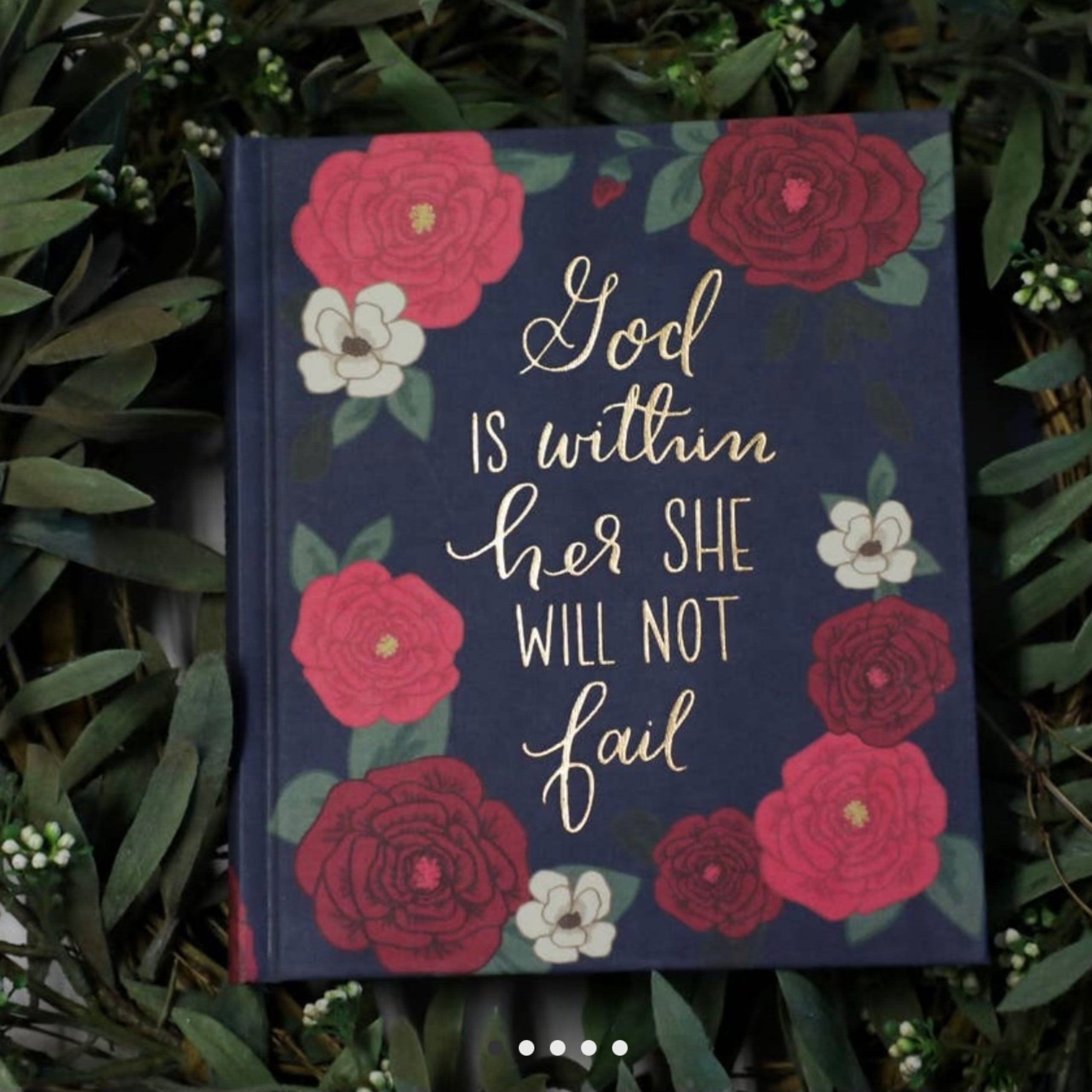 ESV GOD IS WITHIN HER JOURNALING BIBLE | Journey Canvas Company