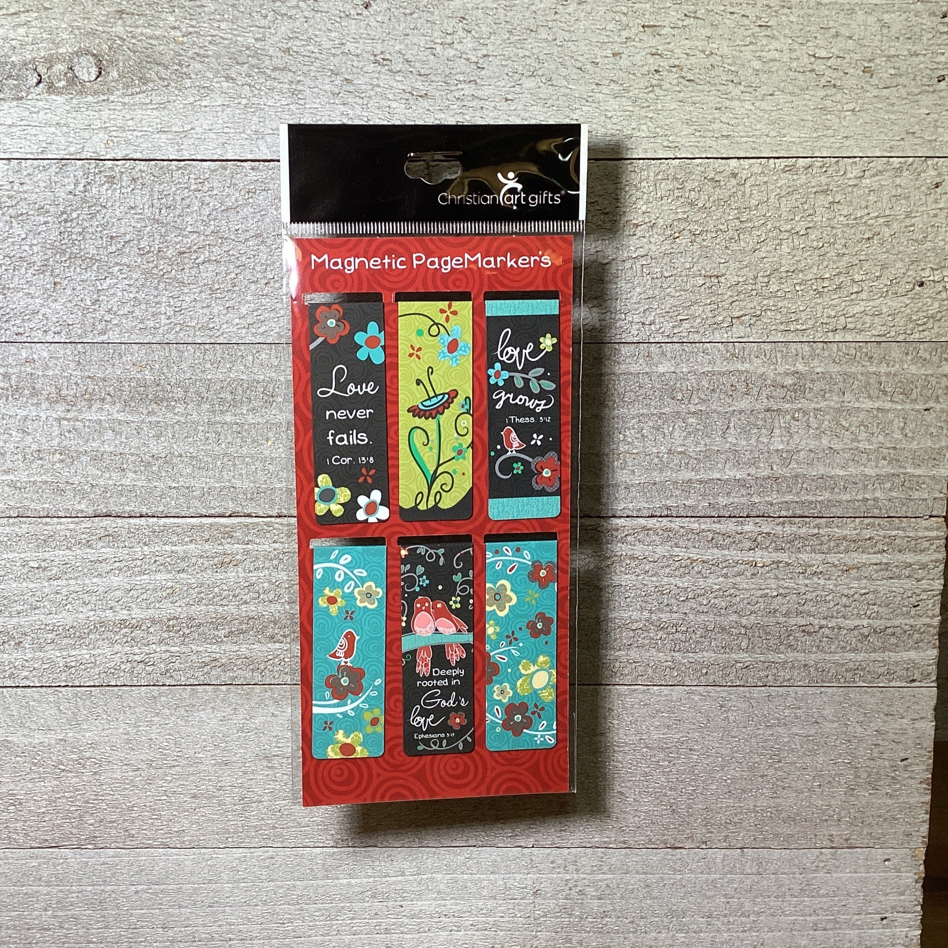 MAGNETIC BOOKMARK SET / LOVE GROWS | Journey Canvas Company